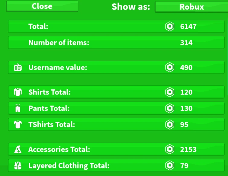 Whats your account value? (for some reason it didnt count my gamepasses idk why) | Fandom