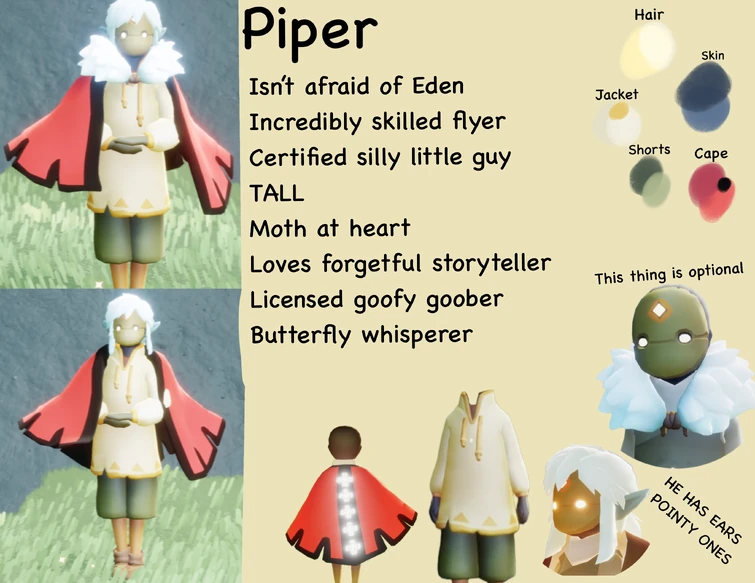 I finally made a reference sheet for my sky kid | Fandom