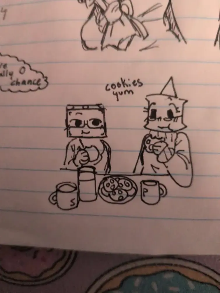 stupid ship art and- oh hey where'd that angst come from | Fandom