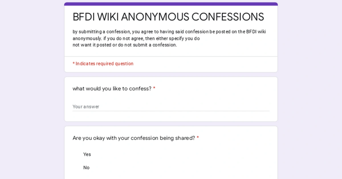 i need confessions | Fandom