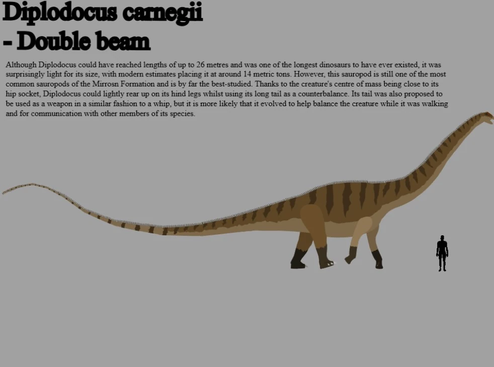 Diplodocus, Dilophosaurus and Sarcosuchus art | Fandom