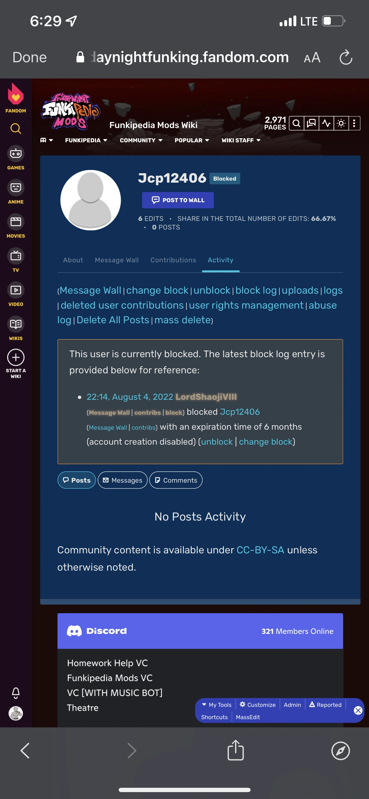 My first person to block | Fandom