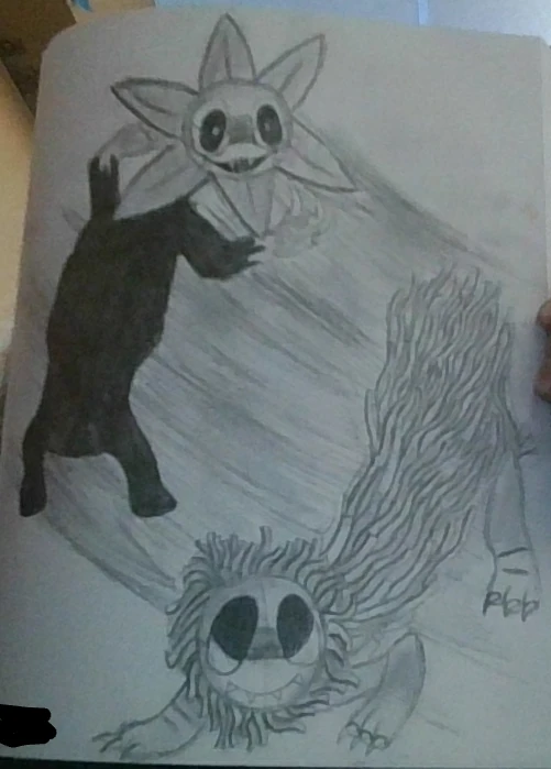 Random sketch I did on my sketch book of Dandy and Yarnaby to celebrate ...