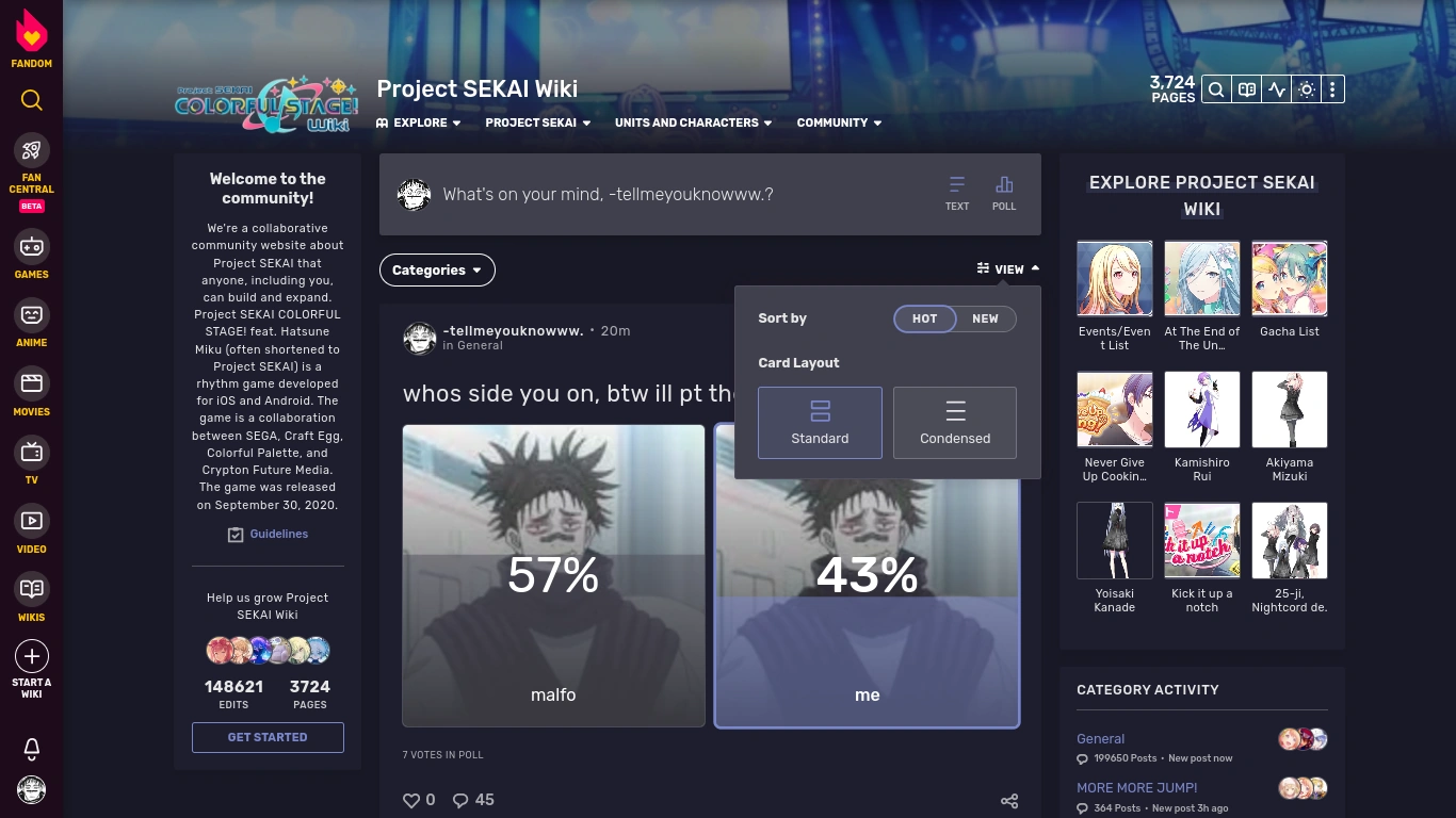 top of the hot page, yay. | Fandom