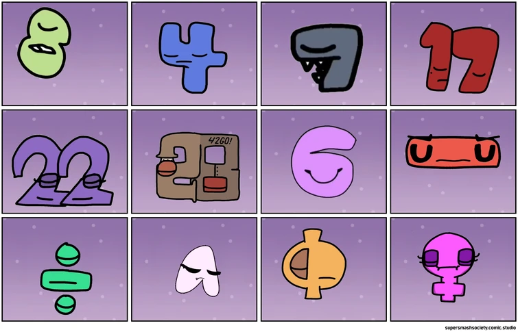 number lore characters become superheroes | Fandom