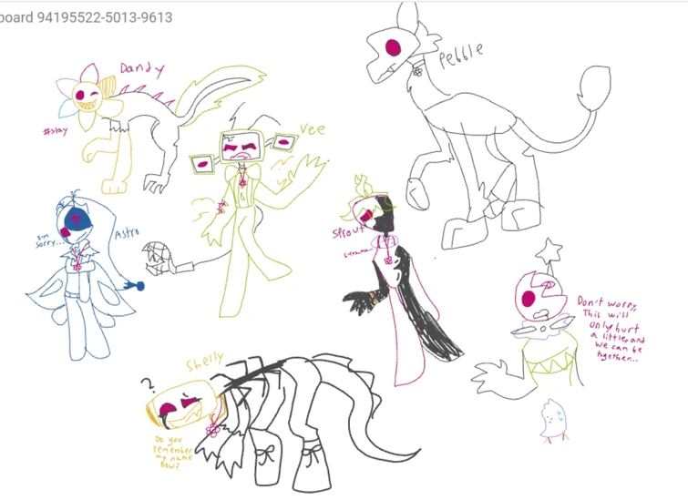 Drew all the twisted mains, got lazy on bobette | Fandom