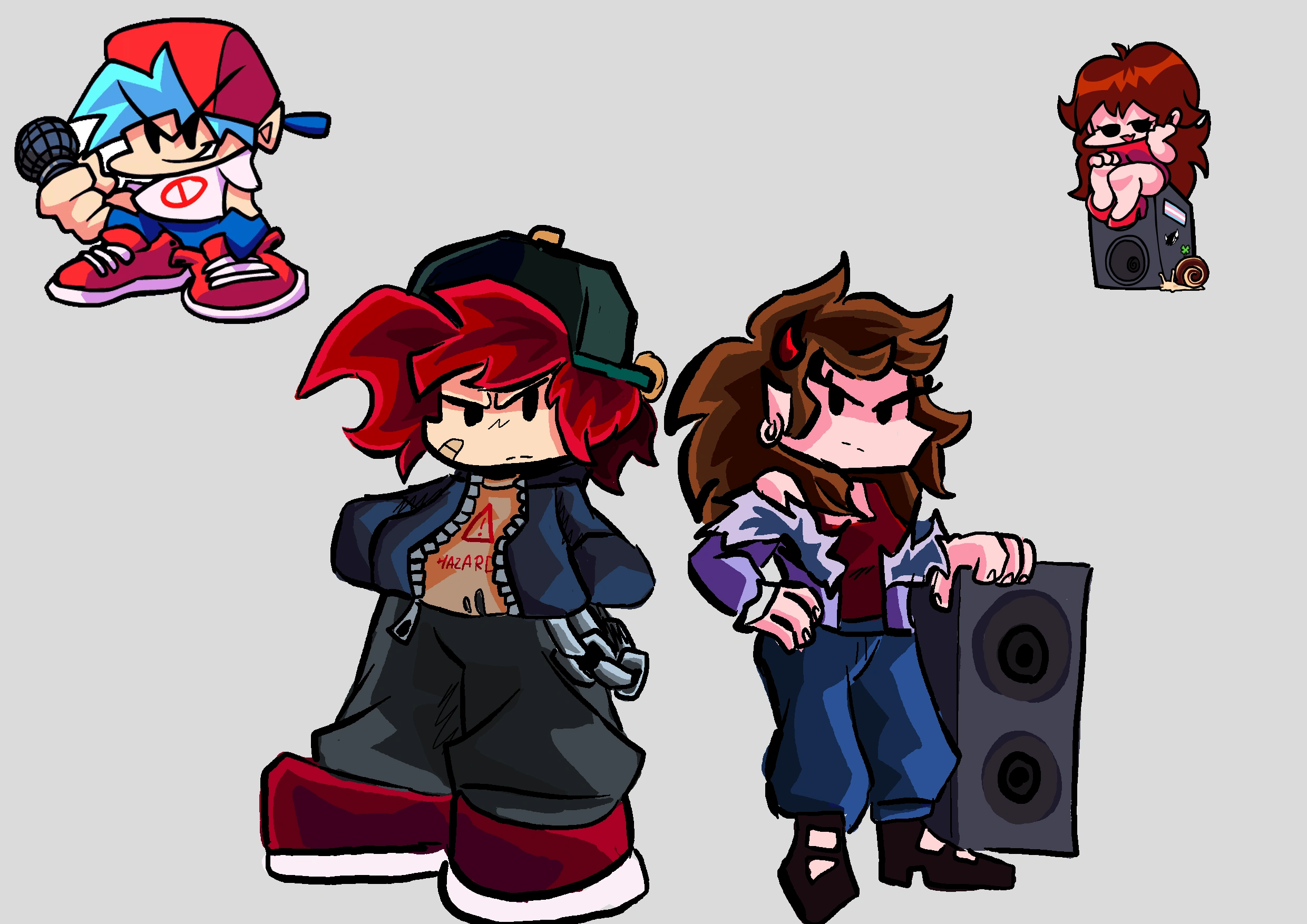 FNF: inside the mirrored world! fnf mod concept i had a couple of years ...