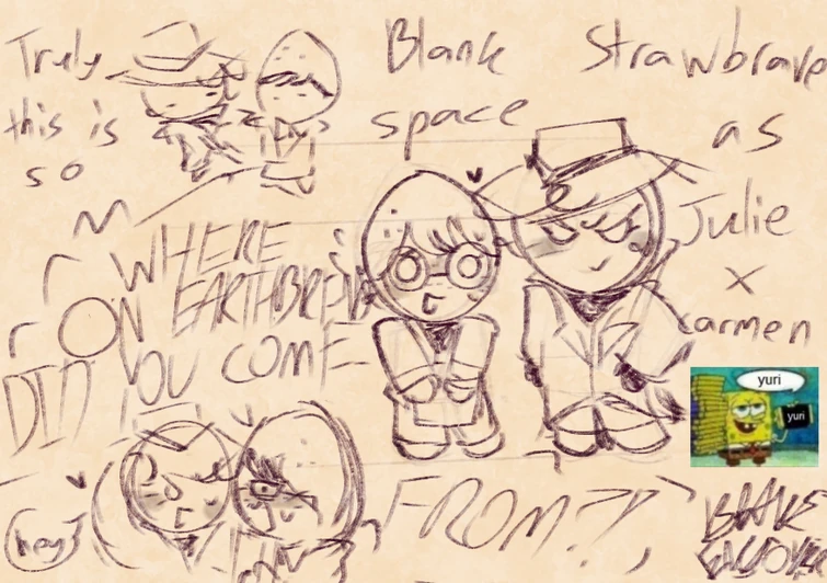 So uh StrawBrave as juliecarm anyone? | Fandom