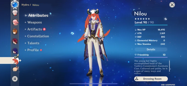 Nilou finally came home