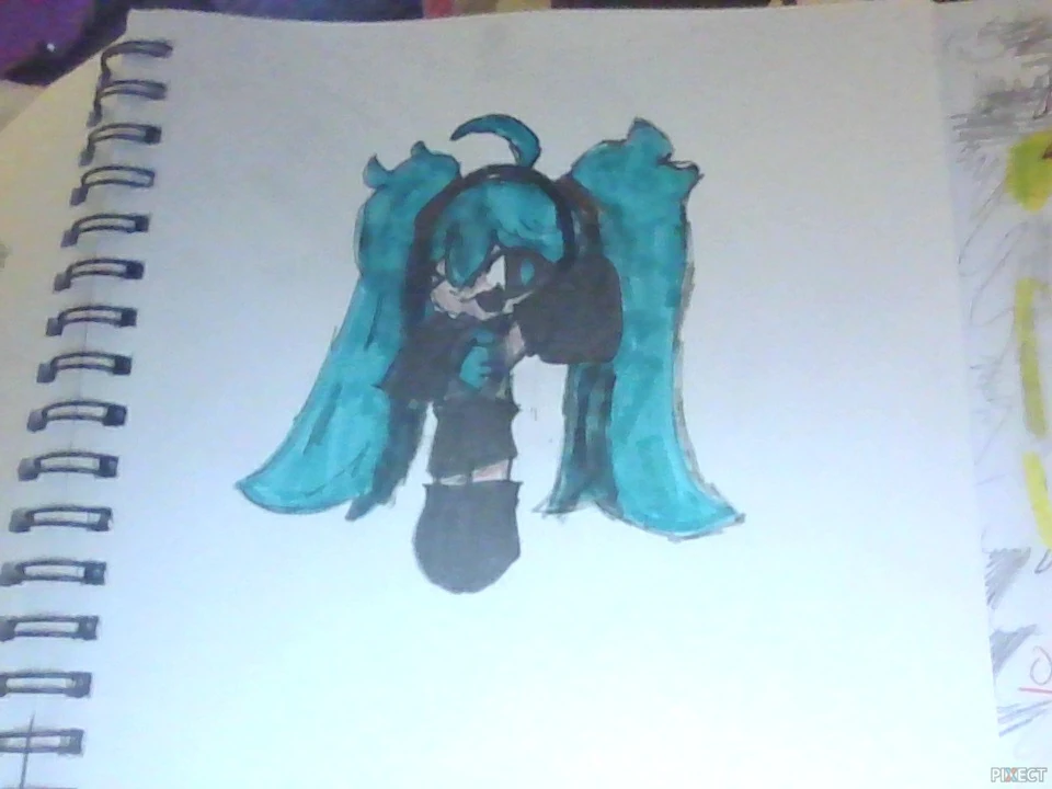 last night i had a headache so i was like *draws smol miku* | Fandom