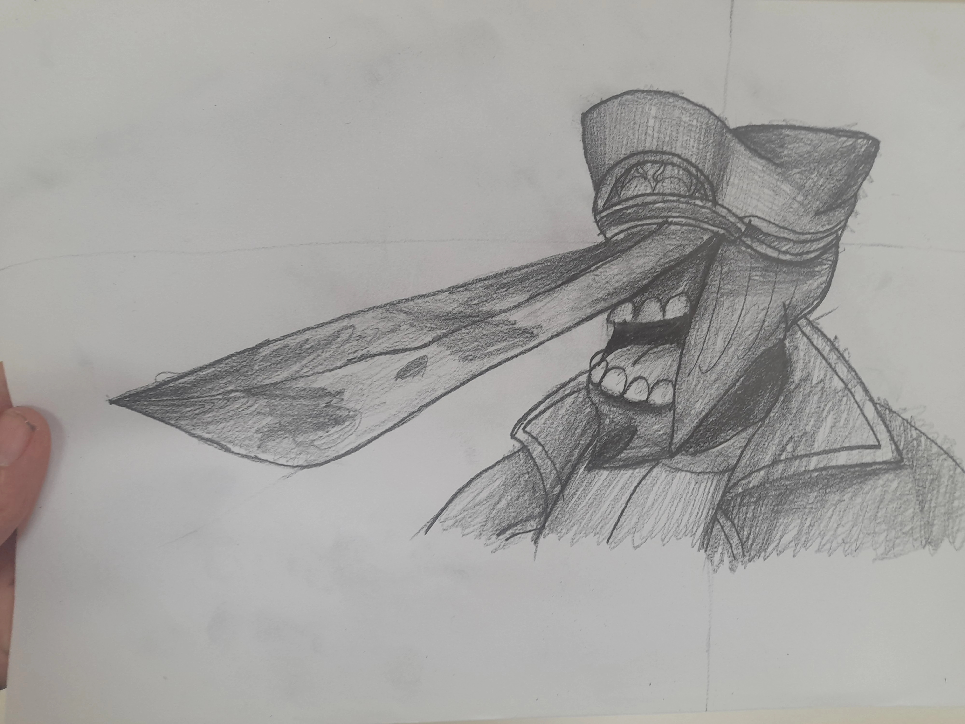 My sketch of Katana Man | Fandom
