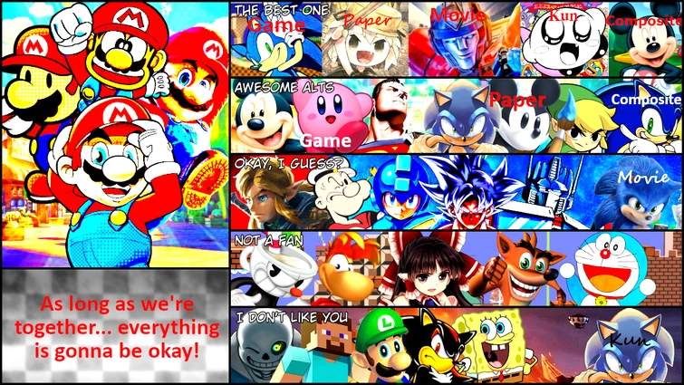 Super GOAT Bros.- All Mario versions Tier List | Fandom