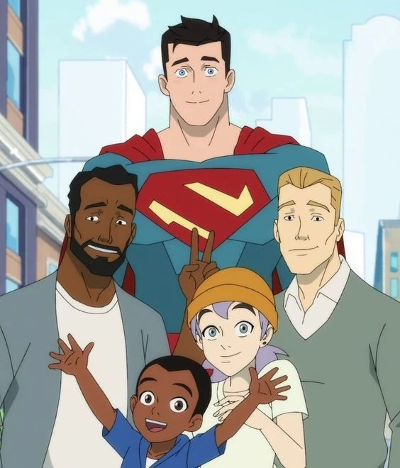 Superman saves people and even stays to take a picture with them. | Fandom