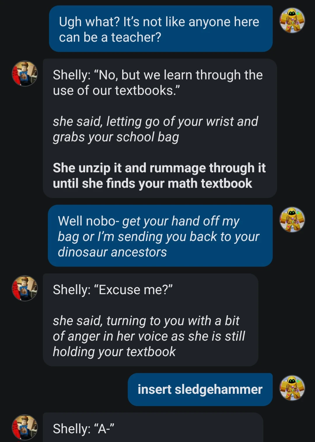Shelly: "A-" -Shelly 2025 | Fandom