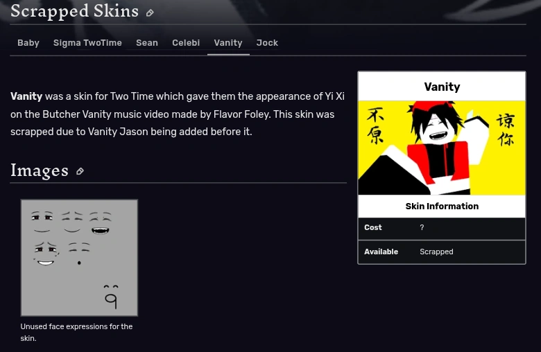 WAIT SO WE COULDVE GOTTEN A BUTCHER VANITY TWO TIME SKIN??? | Fandom