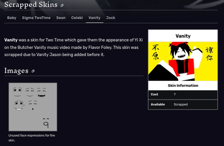 WAIT SO WE COULDVE GOTTEN A BUTCHER VANITY TWO TIME SKIN??? | Fandom