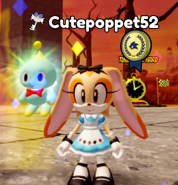 I got cream the rabbit as Alice in sonic speed simulator today! | Fandom