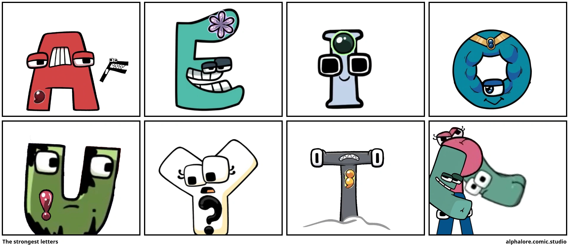 the true strongest letters | Fandom