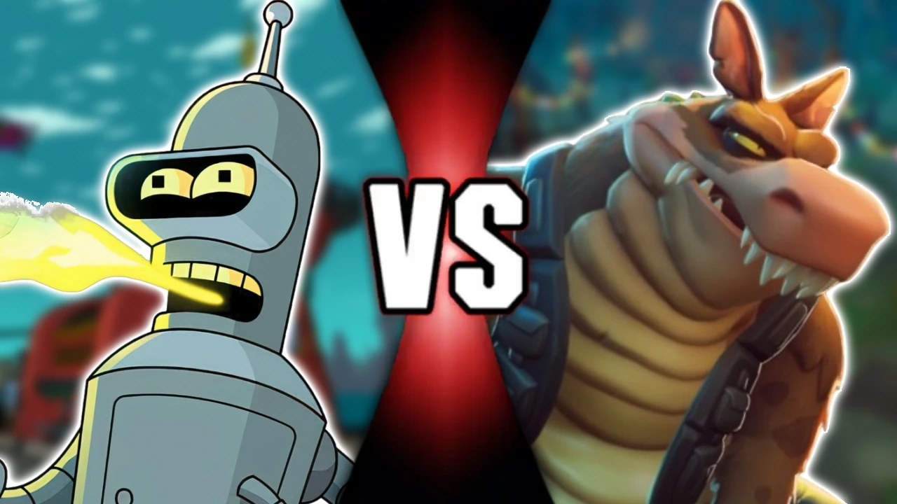 Bender vs. Dingodile (Futurama vs. Crash Bandicoot) | Fandom
