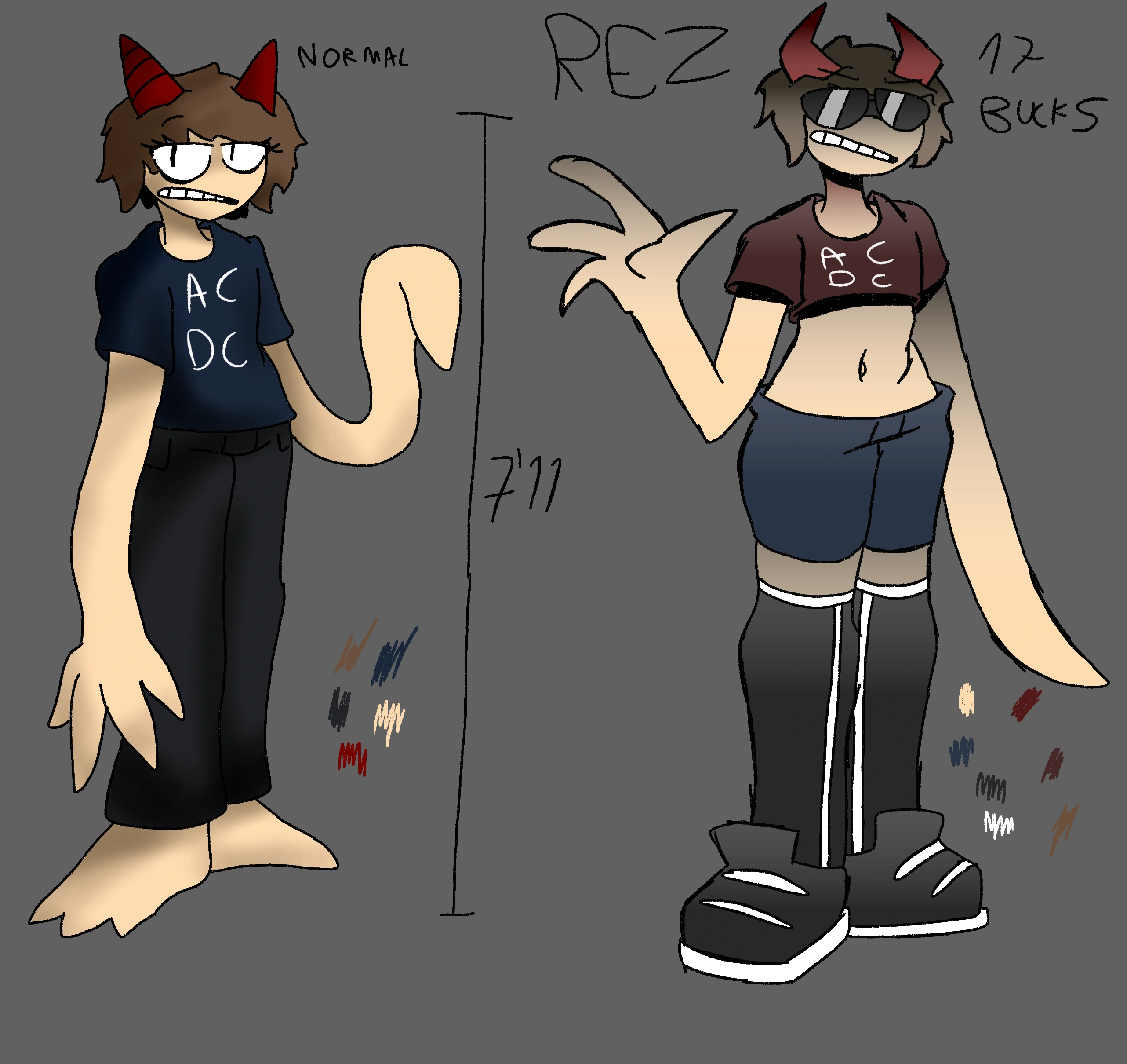 rez ref sheet | Fandom