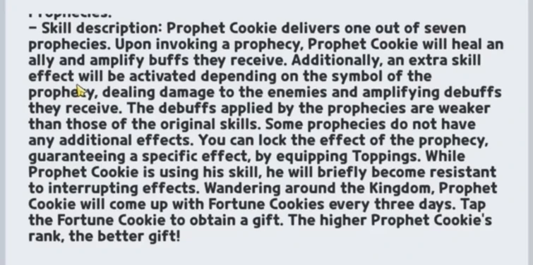 Prophet cookie is gonna be insanely OP? | Fandom