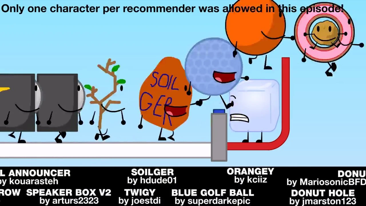 Blue golf ball 2 announcers with BFDI ASSESTS??? JEEZ THIS IS REALLY ...