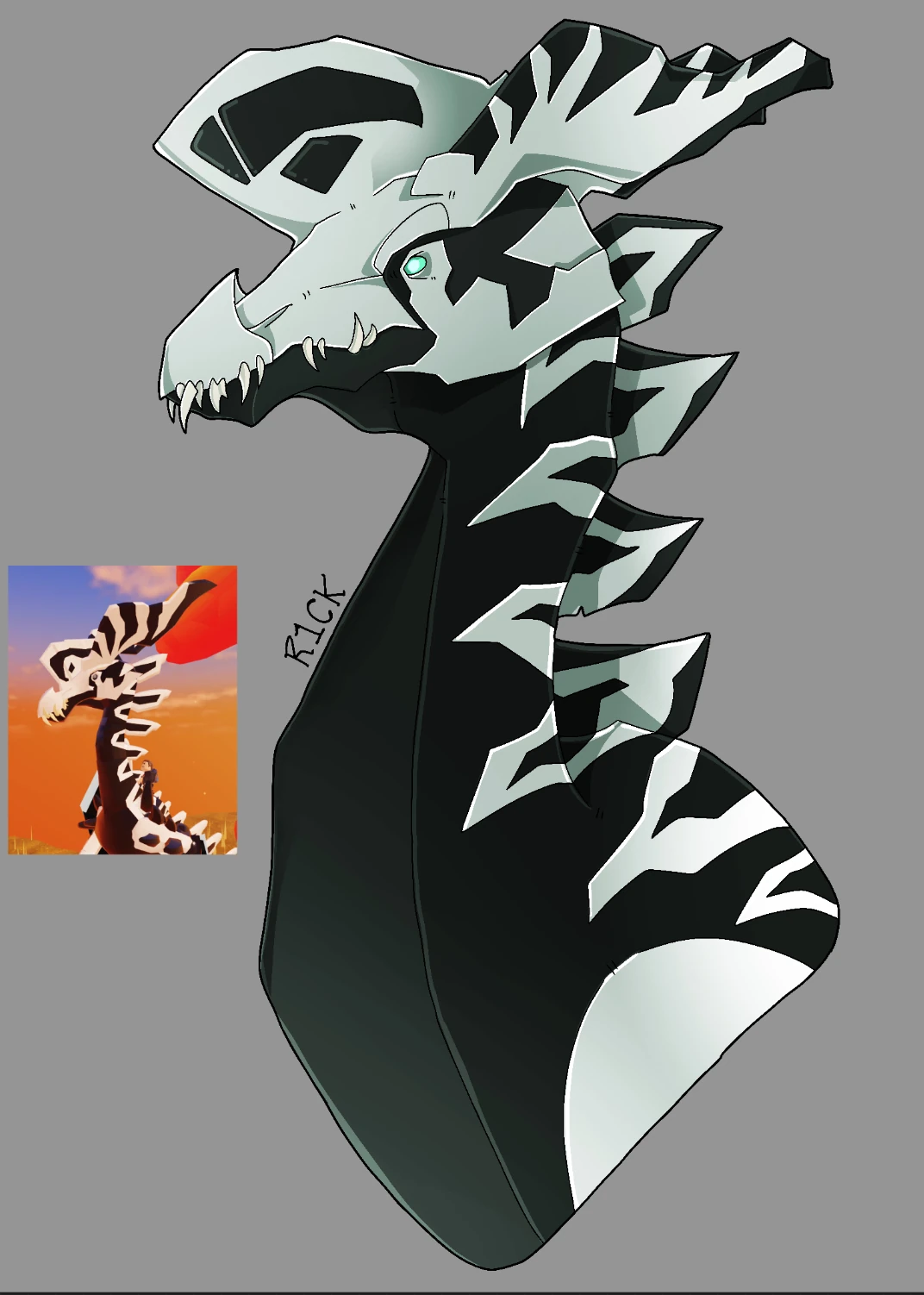 Finished this old sketch of R1CK (the rhy) | Fandom