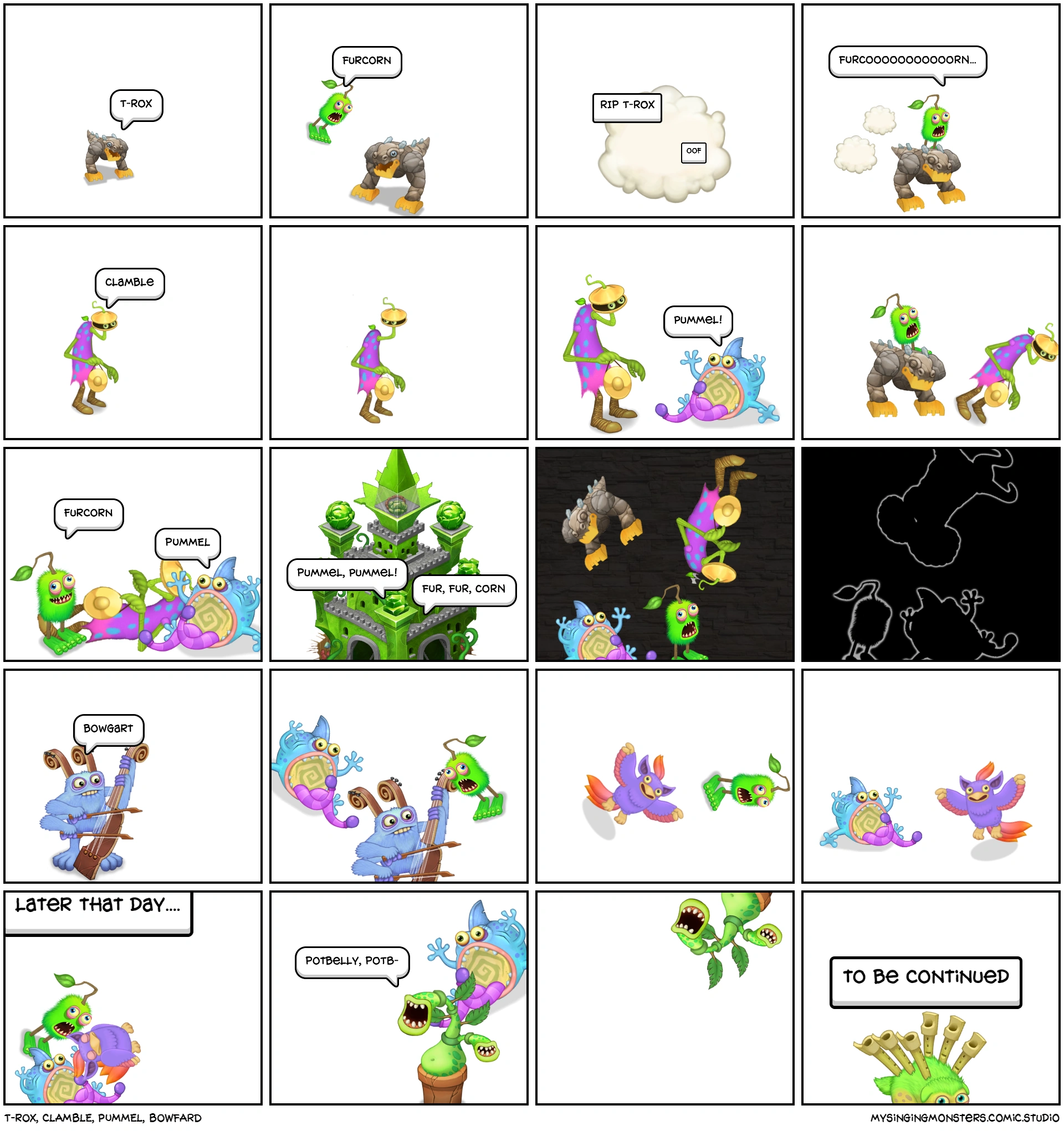 T-Rox, Clamble, Pummel, bowfard | Fandom