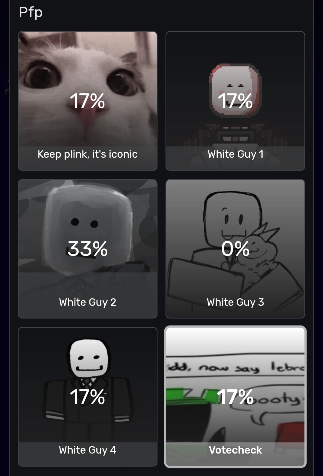 Polls are in - white guy 2 it is | Fandom
