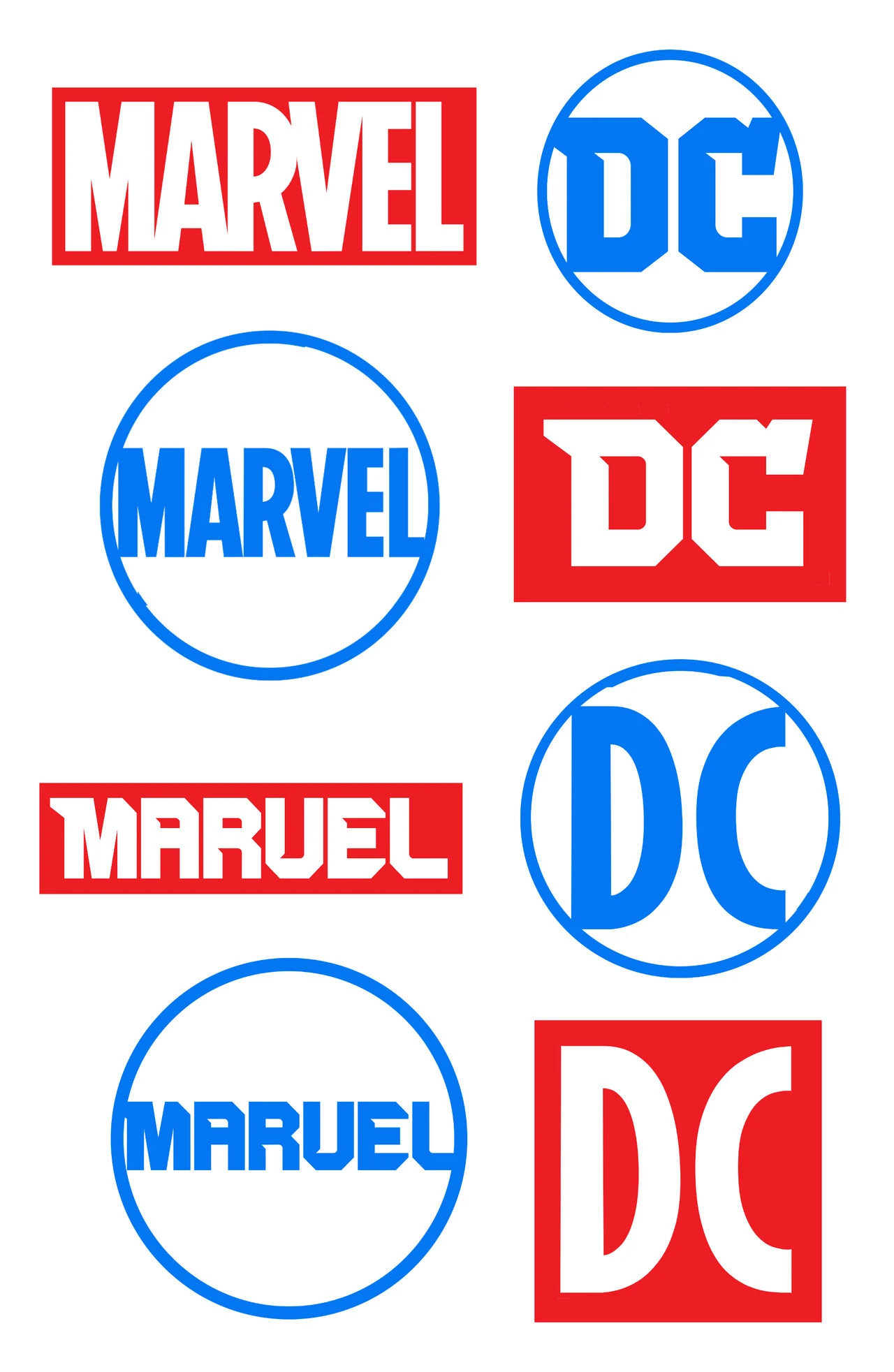 What if Marvel and DC switch Logo? | Fandom