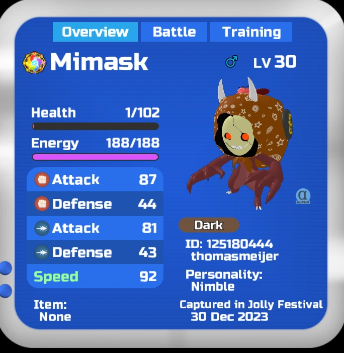 Alpha Mimask | Fandom