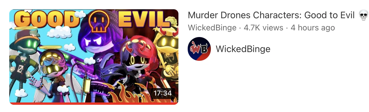So We Finally Have A Murder Drones Good To Evil Video Fandom