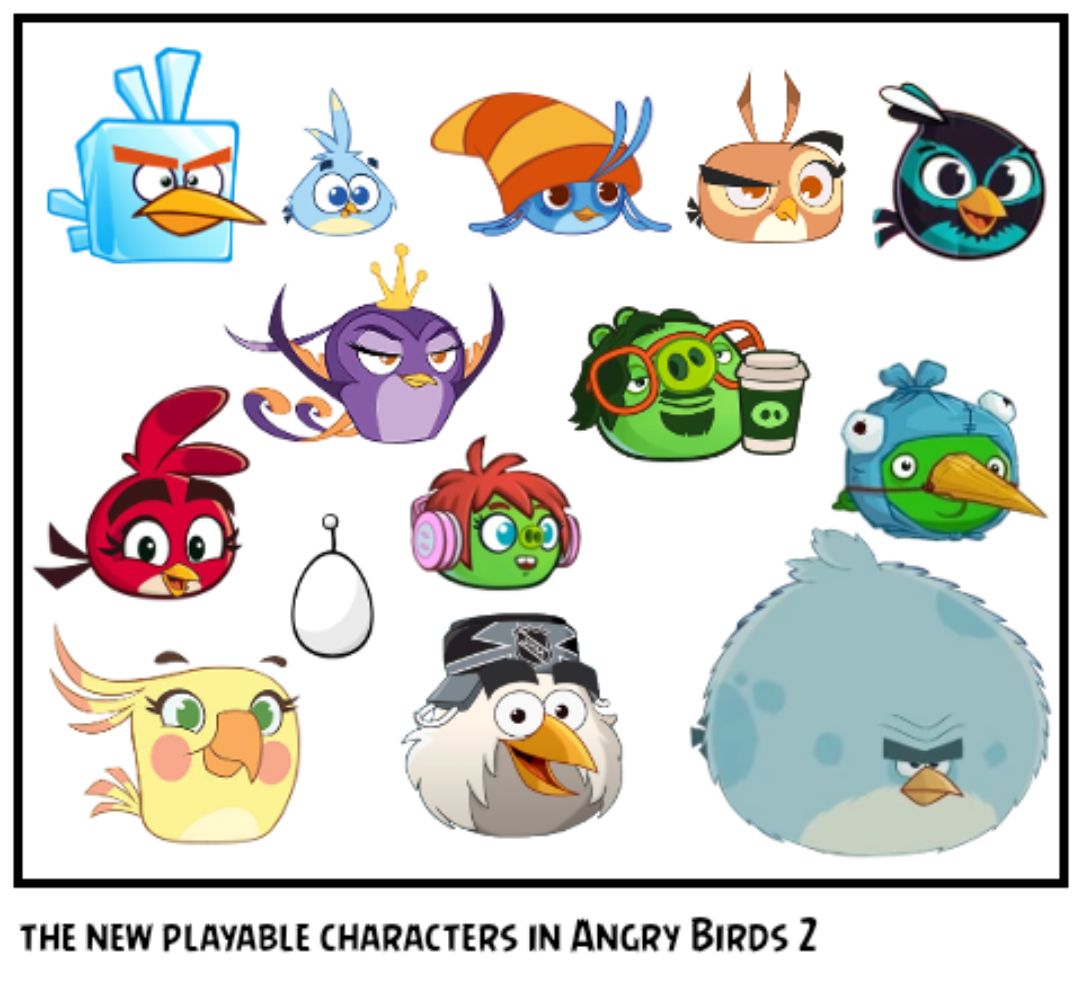 The New Playable Characters In Angry Birds 2 Fandom