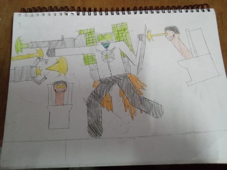 some character designs from skibidi armada and some other drawings ...