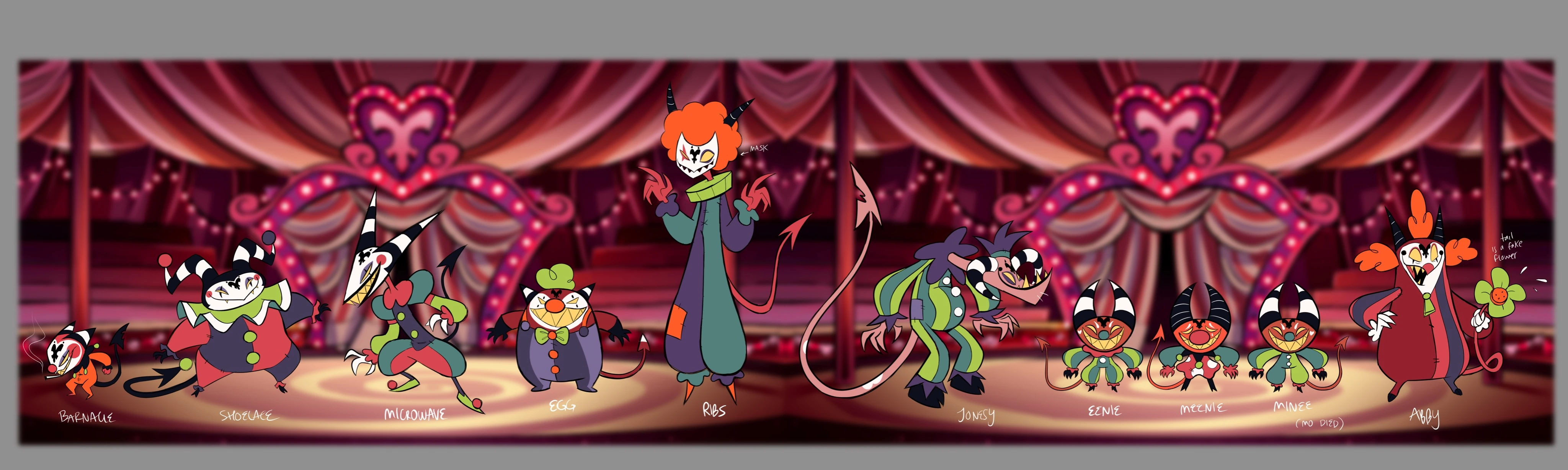 so, proof all the imps at the circus have the head mark that blitz has ...