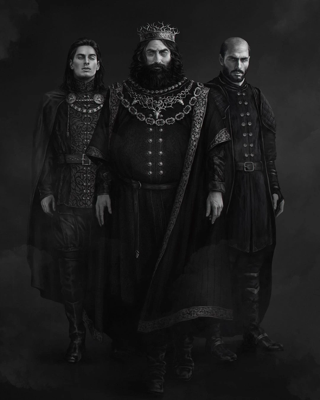 The Brothers Baratheon. By Artist Denis Maznev; IG - @denismaznev.art ...