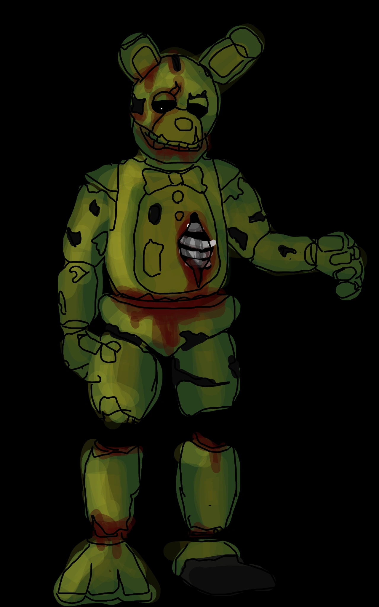 how i woud want spring trap to look in fnaf movie 3 | Fandom