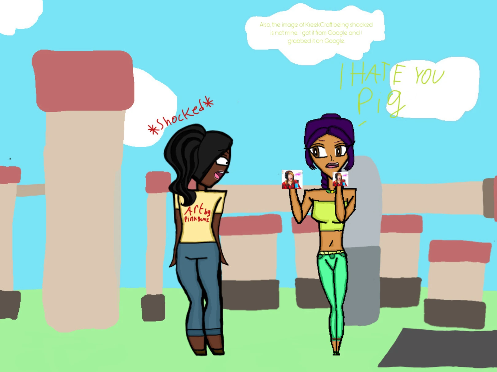 Sara, Calm down. You may possibly get banned on Roblox. | Fandom