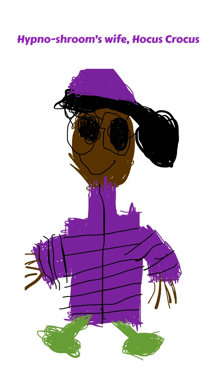 This is a picture of Hocus Crocus humanized. | Fandom