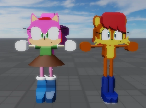 classic amy and sonic satam sally | Fandom
