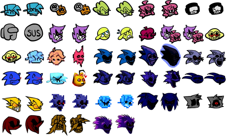 Sonic.EXE mod Icon Grid | Fandom