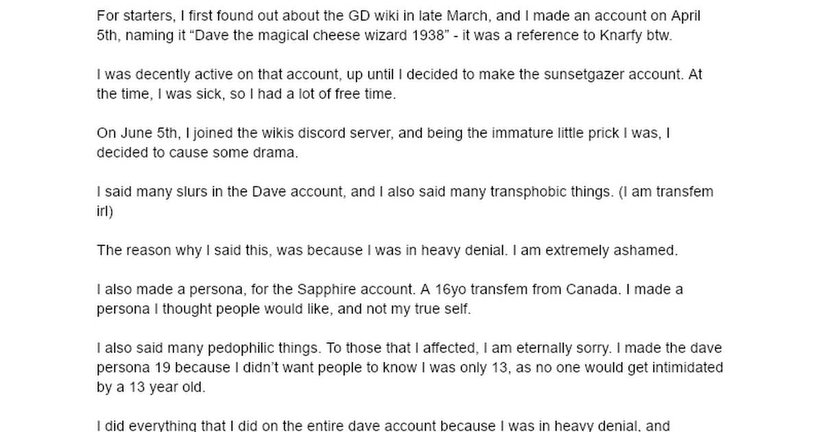 Sapphire made another doc | Fandom