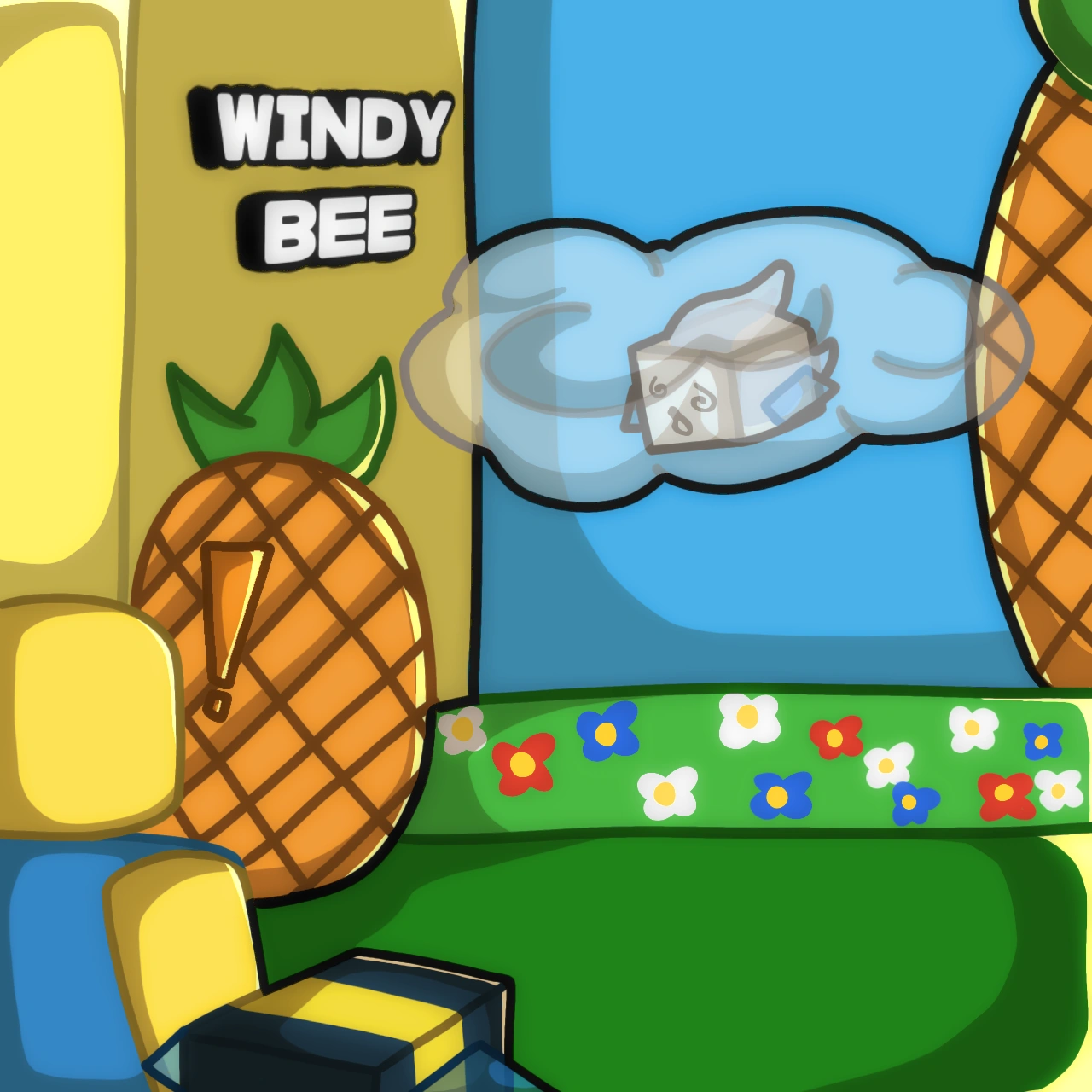 Noob and basic bee found something in the pineapple patch.. | Fandom
