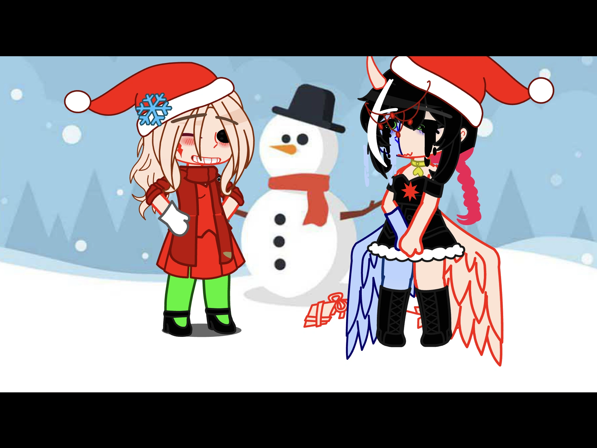 Christmas version of my ocs | Fandom