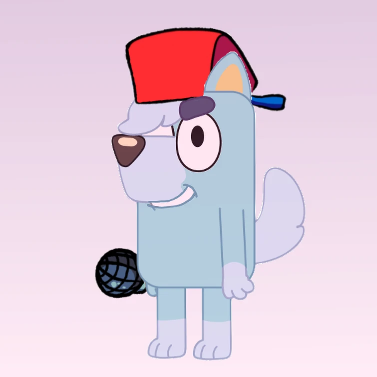 I made Boyfriend from FNF as a Bluey charachter | Fandom