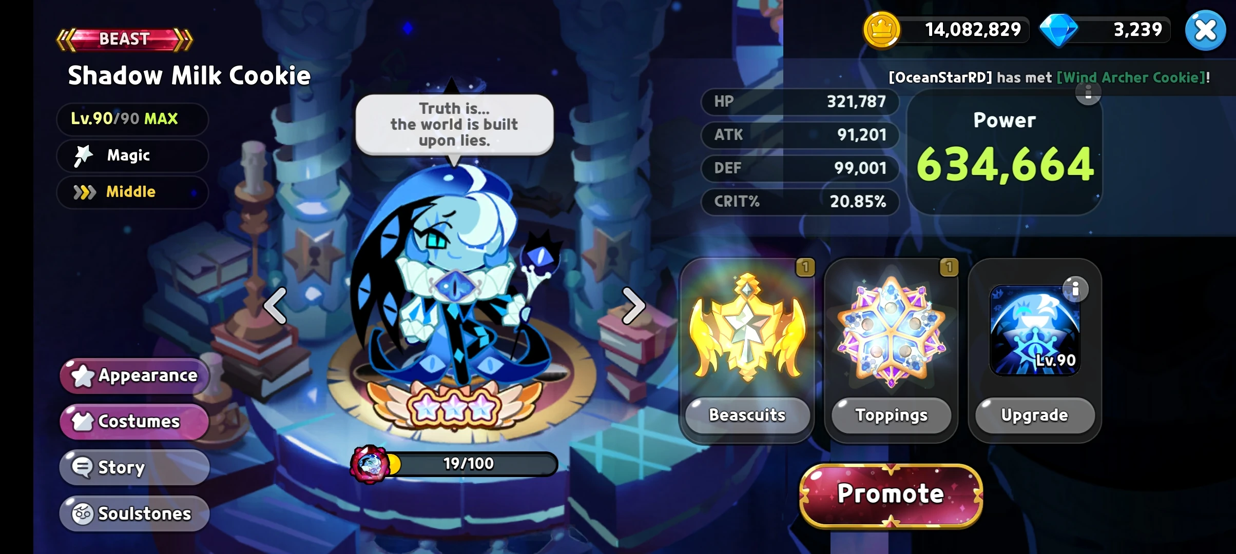 Hello again, I need help building shadow milk cookie. | Fandom