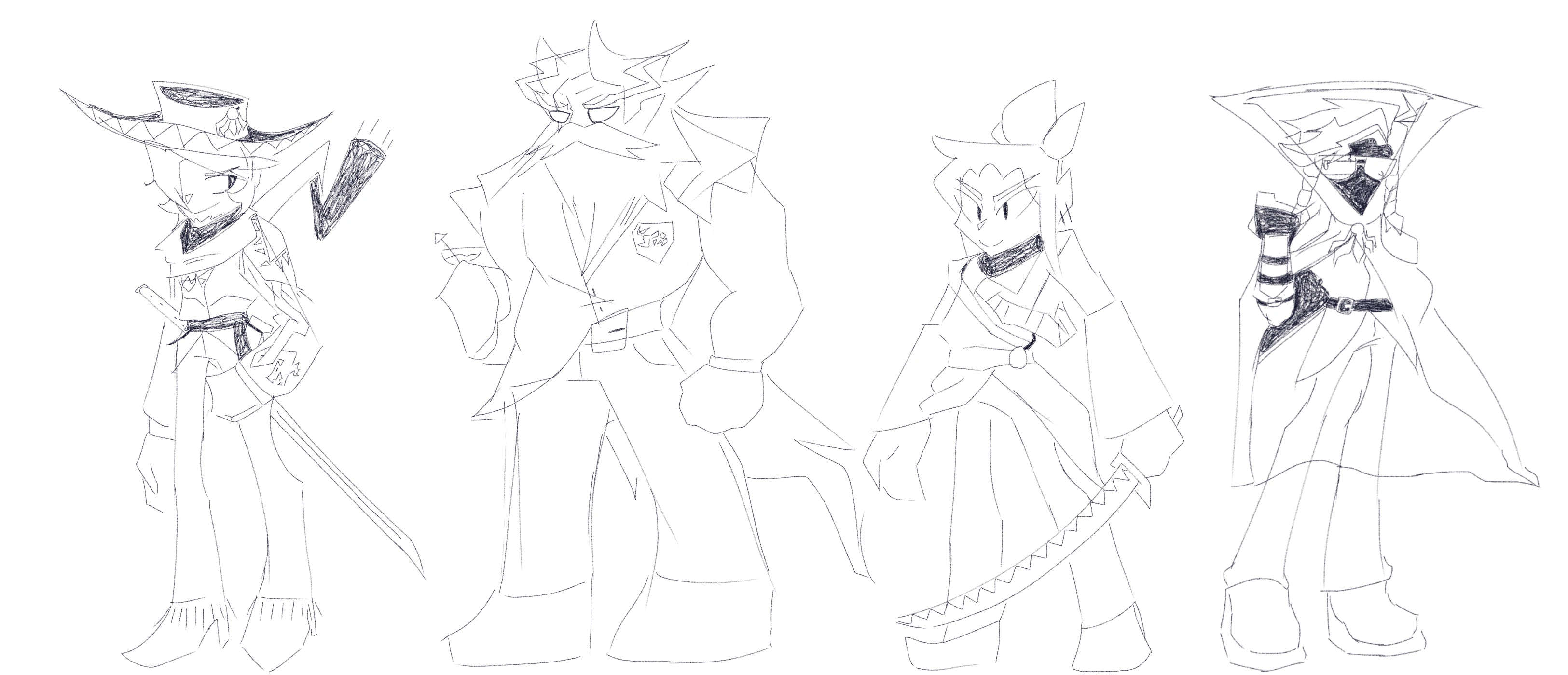 Some character concepts for a project | Fandom