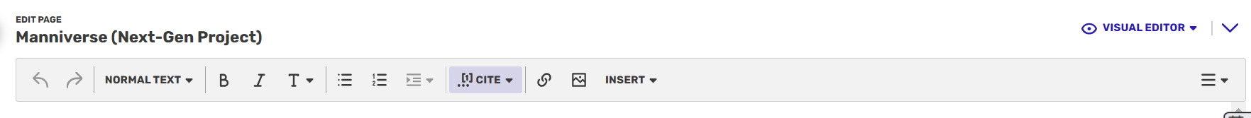 Editor toolbar does not respond | Fandom