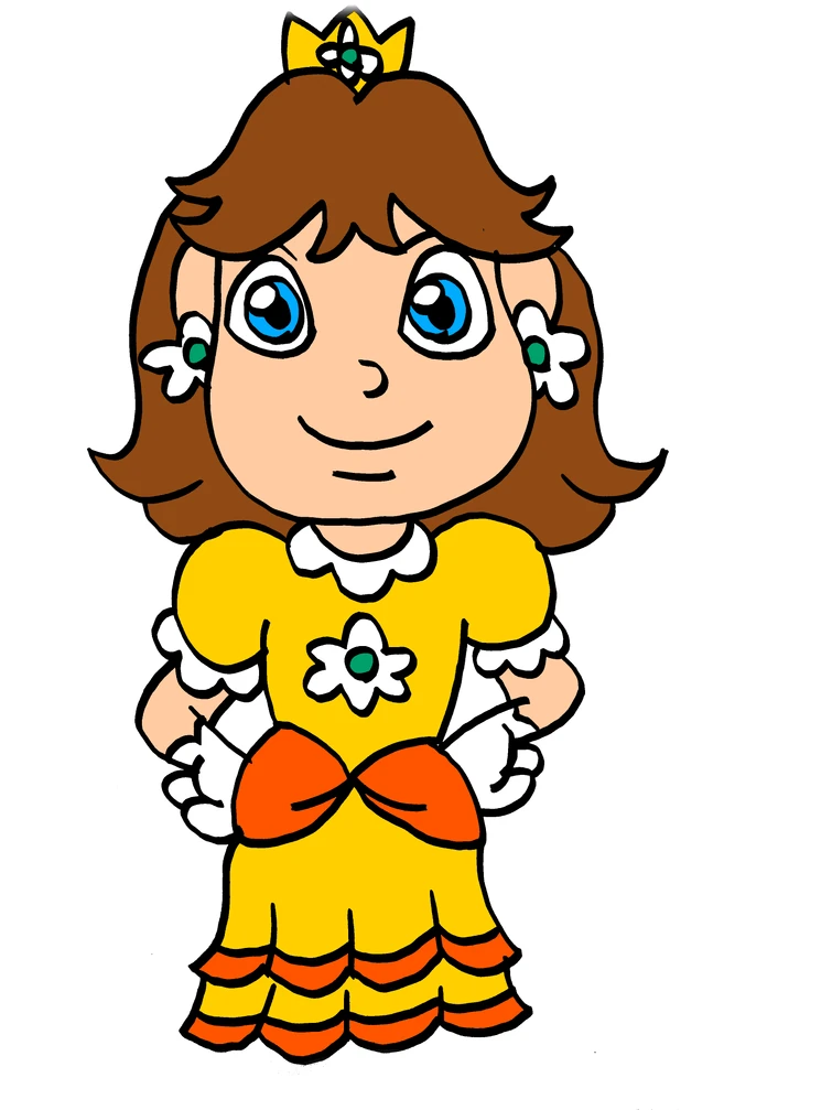 My drawing of Princess Daisy | Fandom