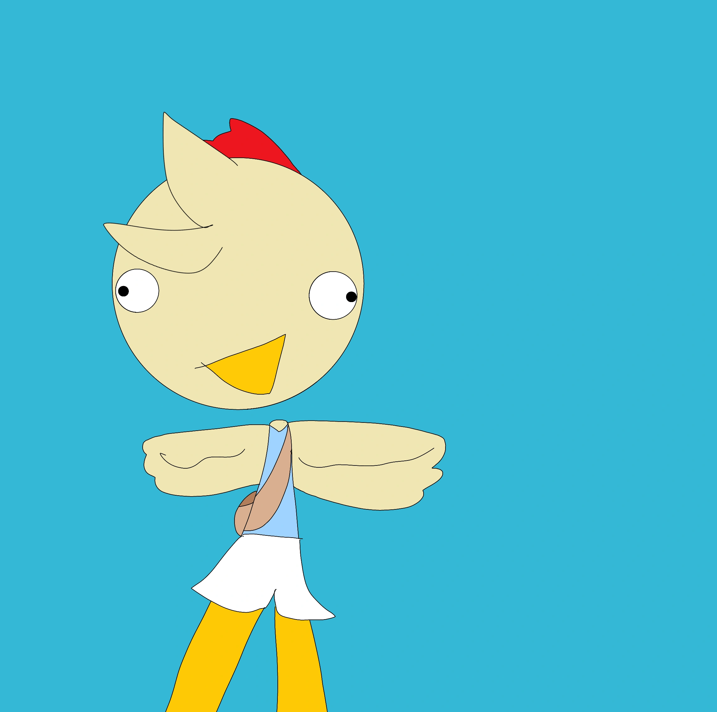 Chicken man in my style | Fandom